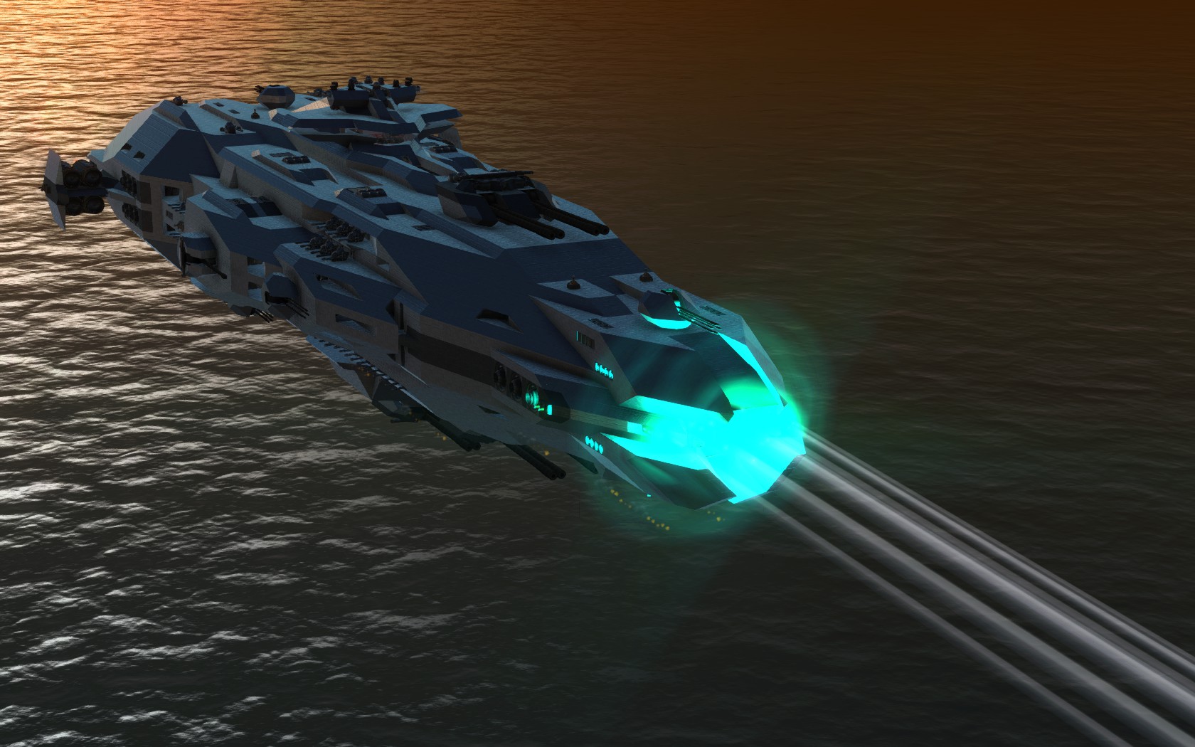 Particle Accelerator Cannon – From The Depths